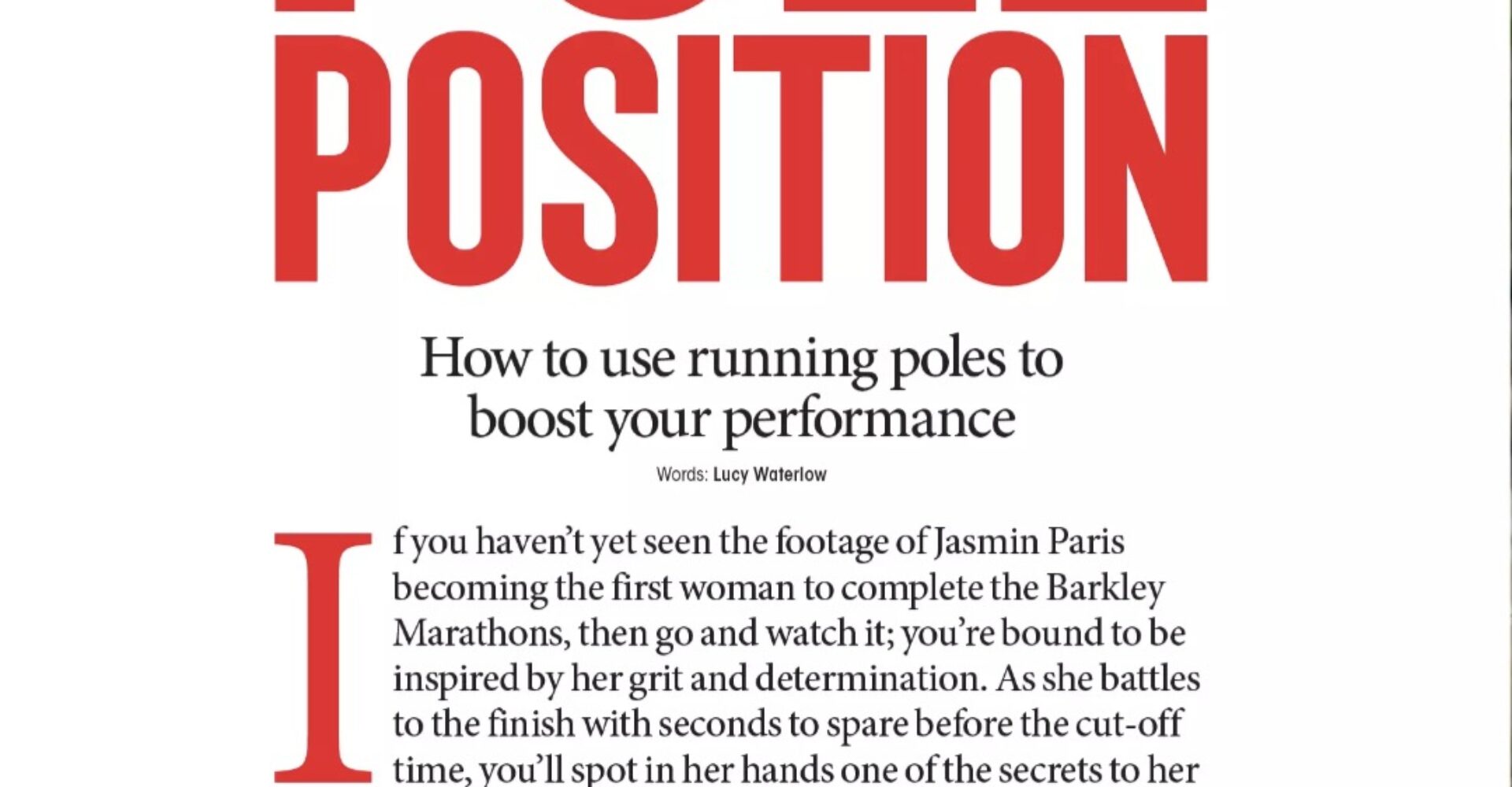 Pole Position - Women's Running - Run The Wild